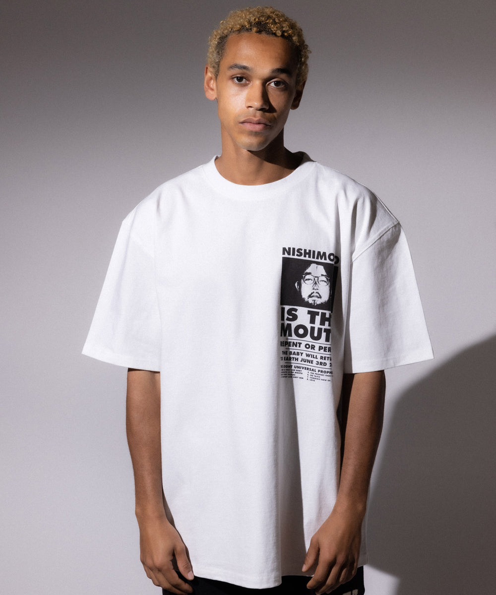 NISHIMOTO IS THE MOUTH S/S TEE NIM-SP01C WHITE/BLACK – COMMON BASE